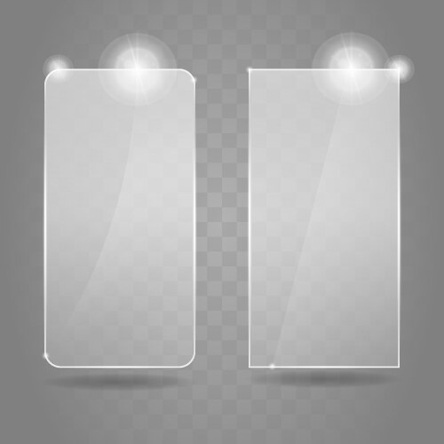 Glass framework set Royalty Free Vector Image - VectorStock