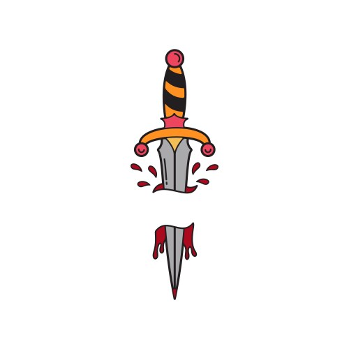Dagger Tattoo Vector Images (over 4,000)