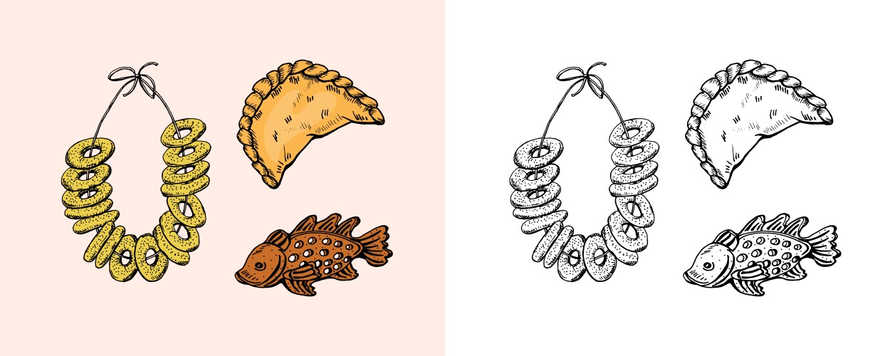 Cartoon irish barmbrack bread character bakery Vector Image