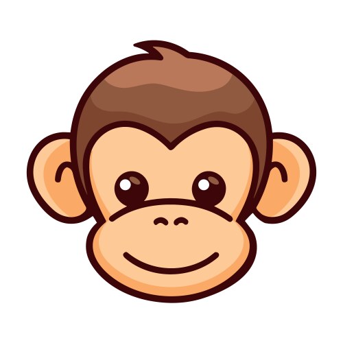 Cartoon Baby Affen Clipart