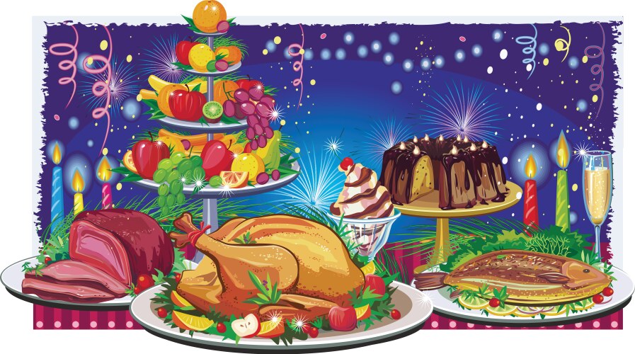 Feast Vector Images & Graphics for Commercial Use | VectorStock