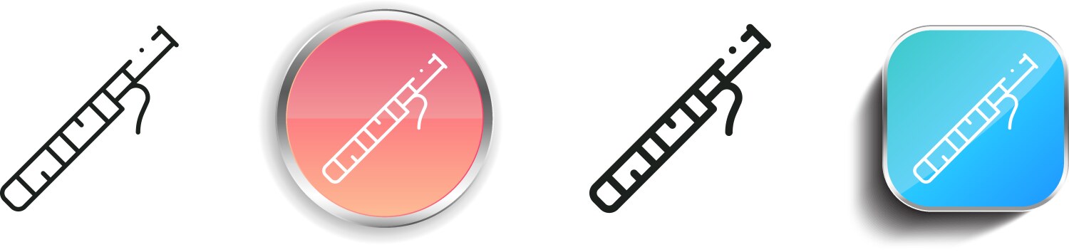 Batman icon thin linear regular and button style Vector Image