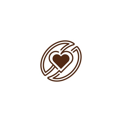 Nest coffee logo icon Royalty Free Vector Image