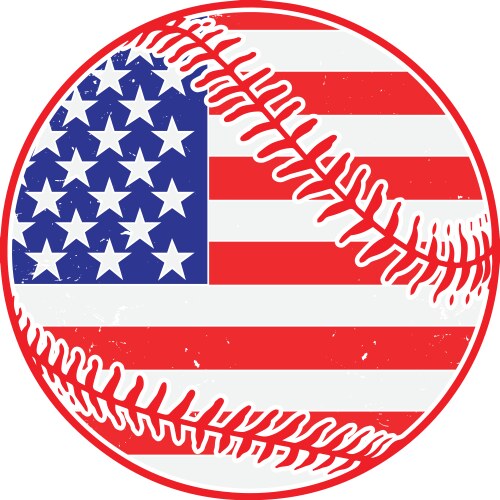 American Flag Baseball Vector Images (over 5,800)