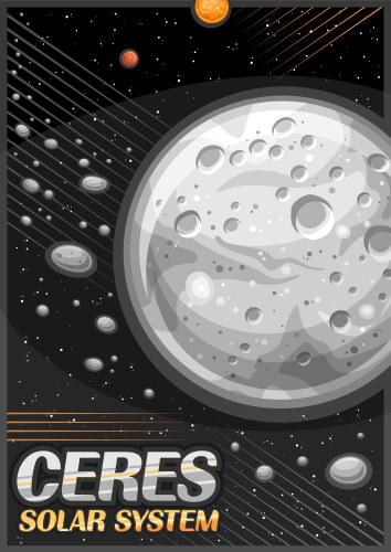 Poster for space veil nebula Royalty Free Vector Image