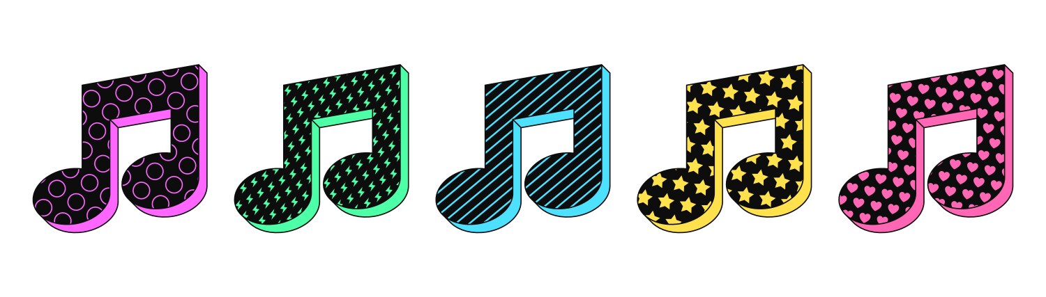 Isolated retro black question icon set stickers Vector Image