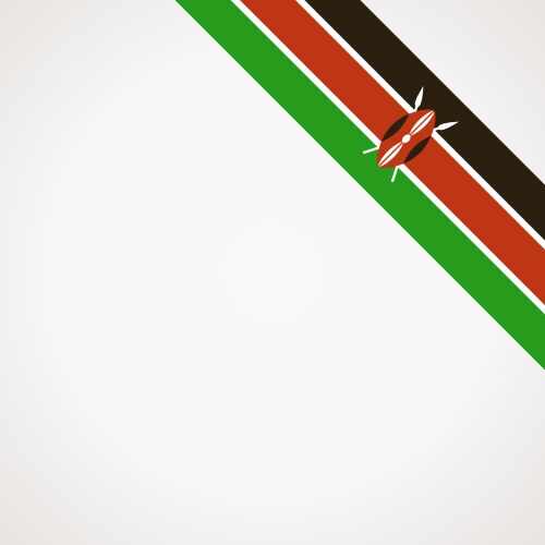 Kenyan Flag Ribbons Vector Images (37)