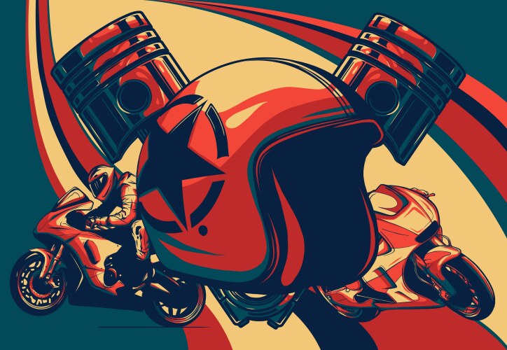 Motorcycle Rider Cartoon Vector Images (over 3,600)