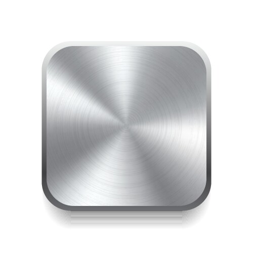Metal box app icon Royalty Free Vector Image - VectorStock