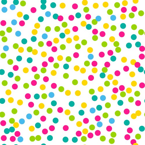 Seamless confetti pattern in candy colors Vector Image