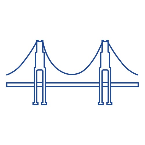Golden Gate Bridge Outline Vector Images (over 550)