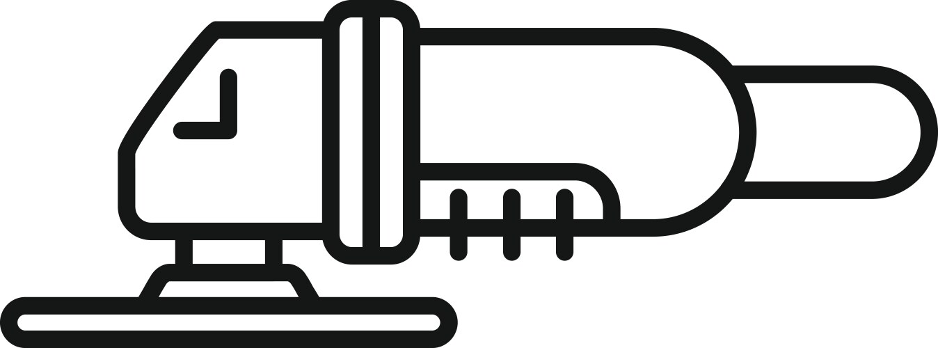 Factory grinding machine icon simple Royalty Free Vector