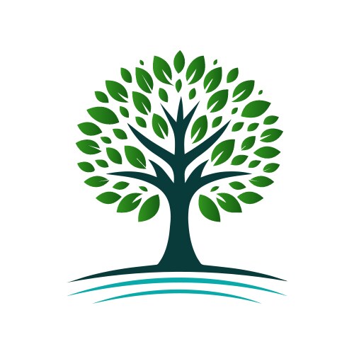 Tree logo design Royalty Free Vector Image - VectorStock