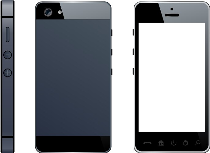 Realistic smartphone Royalty Free Vector Image