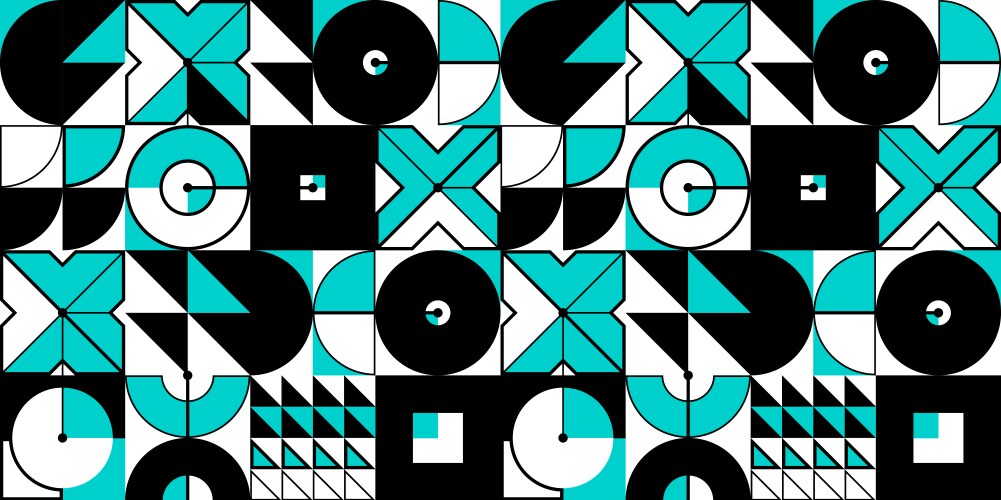 Seamless abstract background in blue color Vector Image