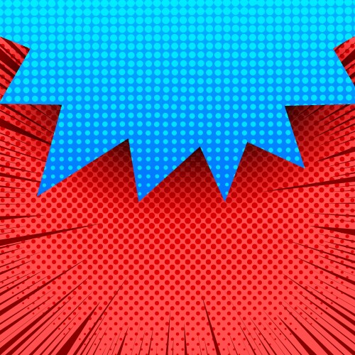 Comic page bright concept Royalty Free Vector Image