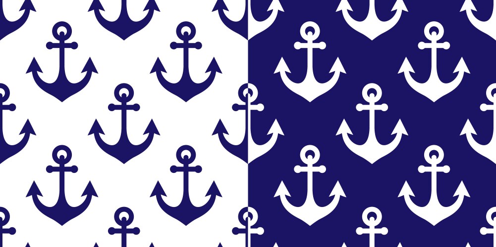 Various anchor collection Royalty Free Vector Image