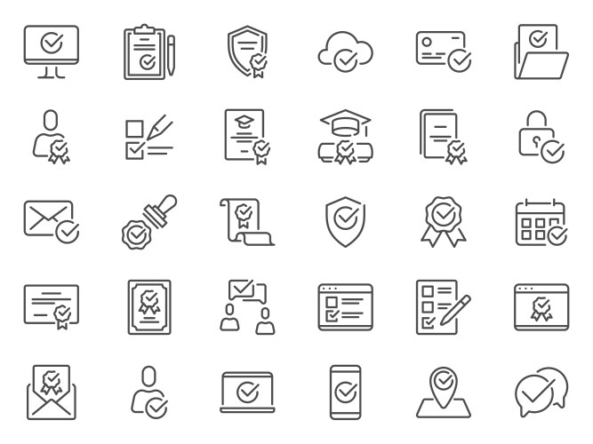 Green grunge check mark correct answer checking Vector Image