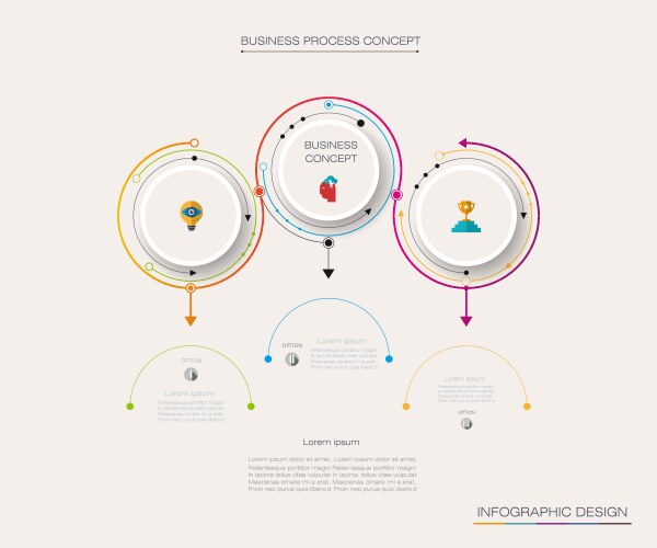 Infographic label design with icons and 5 options Vector Image