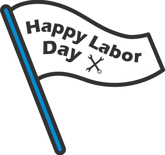 Labor day icon Royalty Free Vector Image - VectorStock