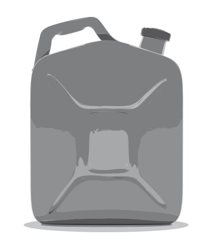 Petrol fuel can cartoon Royalty Free Vector Image