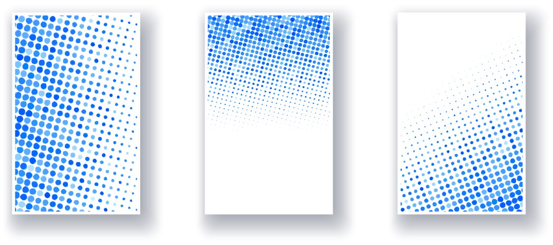 Cerulean dot fade design Royalty Free Vector Image