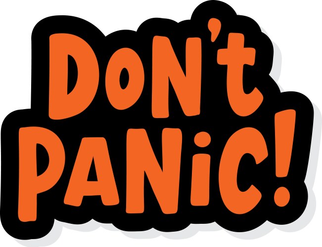 Dont Panic Vector Images (over 520)
