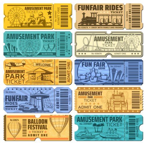 Funfair Ticket Vector Images (over 1,800)