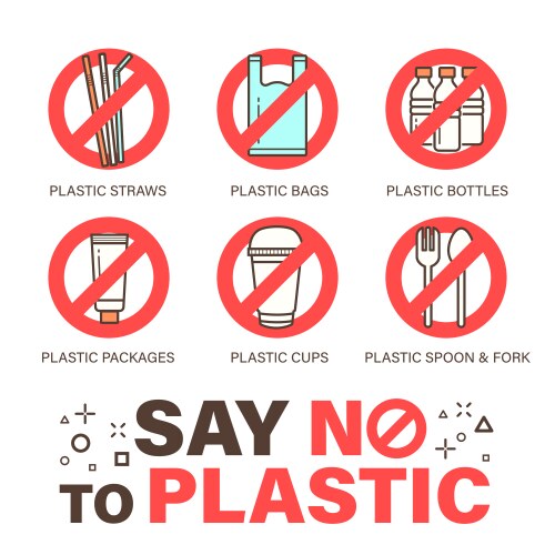 Say no Plastic Bottles Vector Images (over 540)