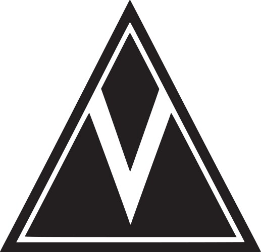 Triangle - minimalist and simple silhouette Vector Image