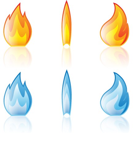Blue Flame Icon Vector Images (over 24,000)