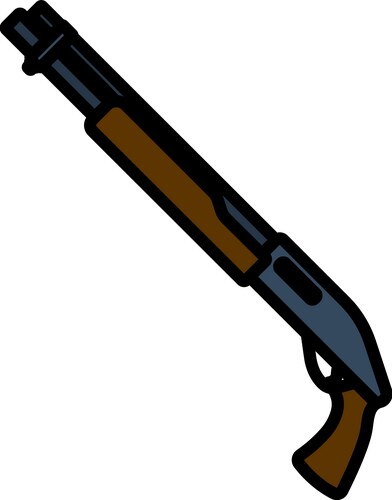 Pump Action Shotgun Vector Images (75)
