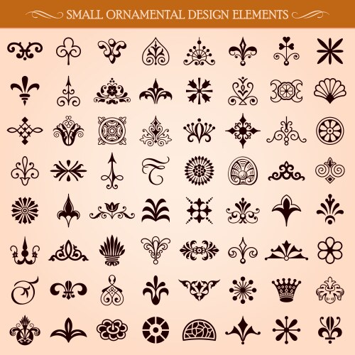 Design elements dividers and dashes Royalty Free Vector