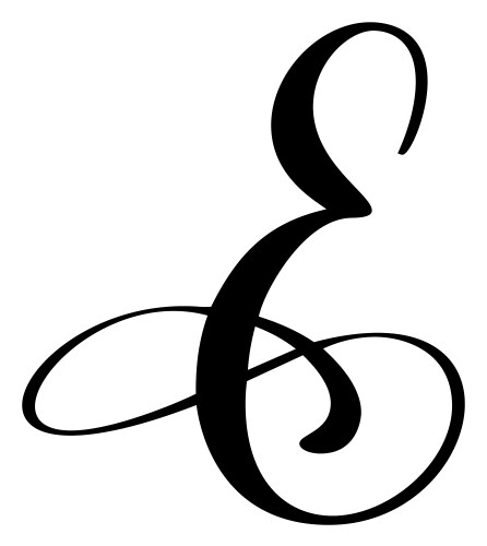 Brushpen alphabet modern calligraphy handwritten Vector Image