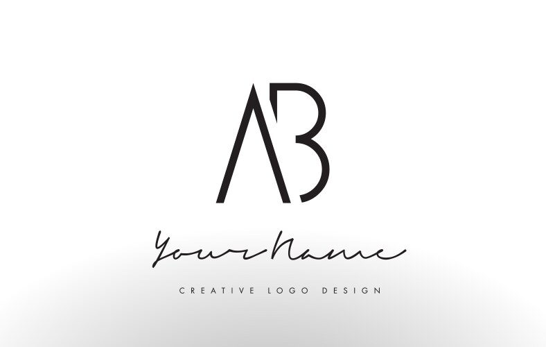 Ab Creative Letter Logo Vector Images (über 3,900)