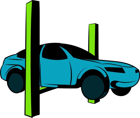 Cartoon Car Lift Vector Images (over 1,700)