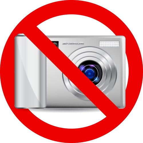 No cameras allowed Vector Images & Graphics for Commercial Use ...
