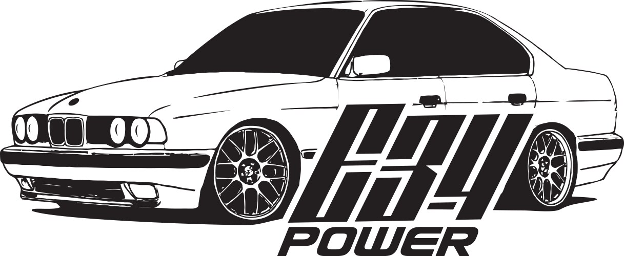 Bmw e30 m3 Royalty Free Vector Image - VectorStock