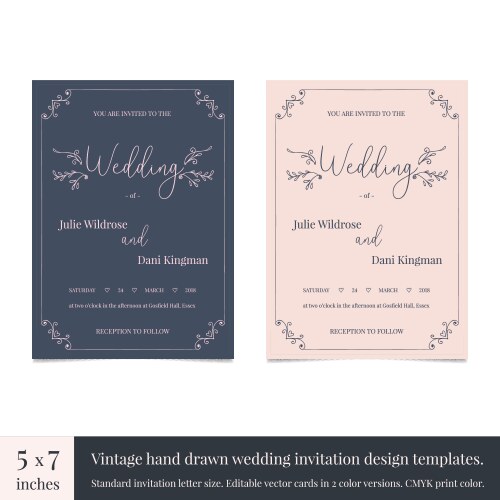 Wedding Invitations Vector Images (over 440,000)