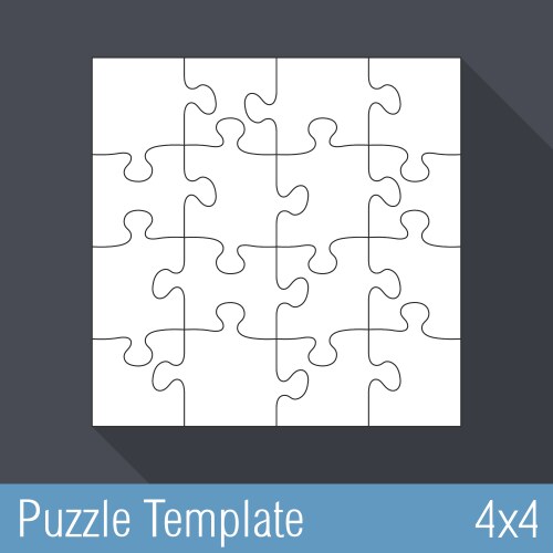 Puzzle Template Vector Images (over 51,000)