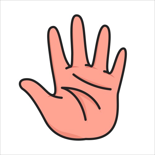 Human five senses icon set Royalty Free Vector Image