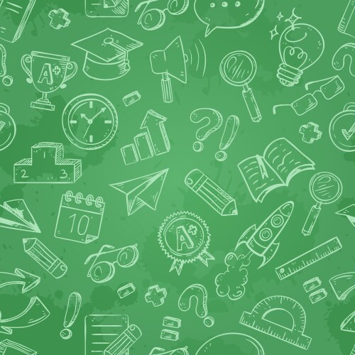 Seamless school background Royalty Free Vector Image