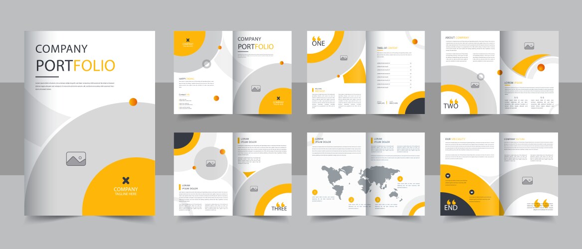 Company Profile Layout Vector Images (over 13,000)