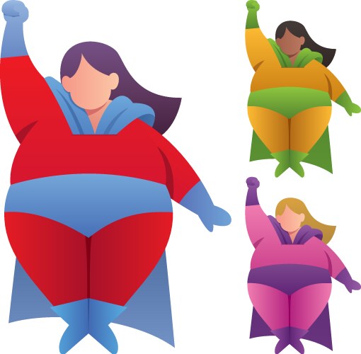 Obesity cartoon Vector Images & Graphics for Commercial Use | VectorStock