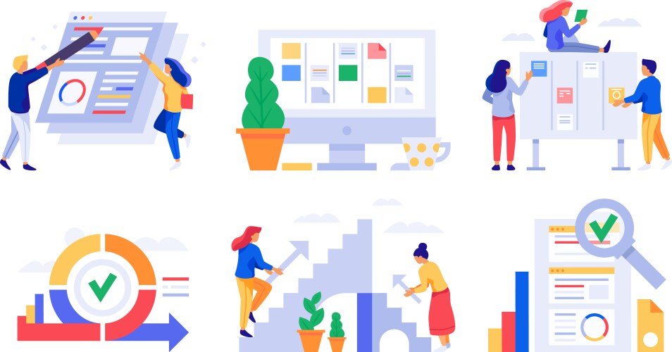 Agile Sprint Vector Images (over 2,100)