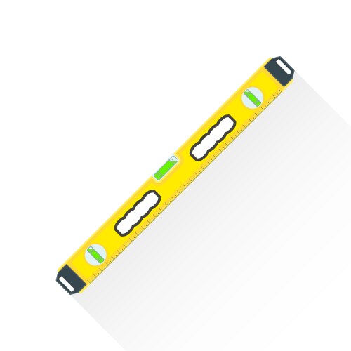 Construction level monochrome Royalty Free Vector Image