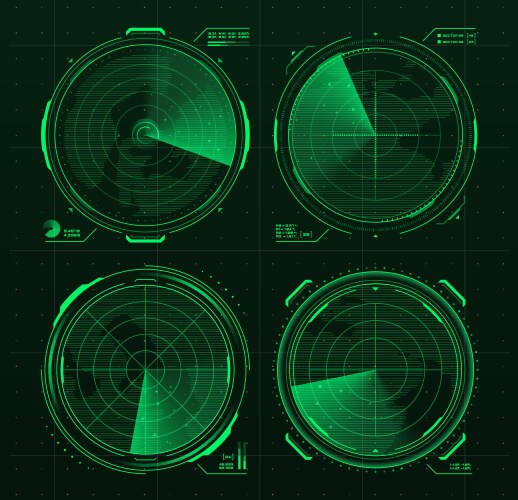 Radar Grid Gl Stock Images