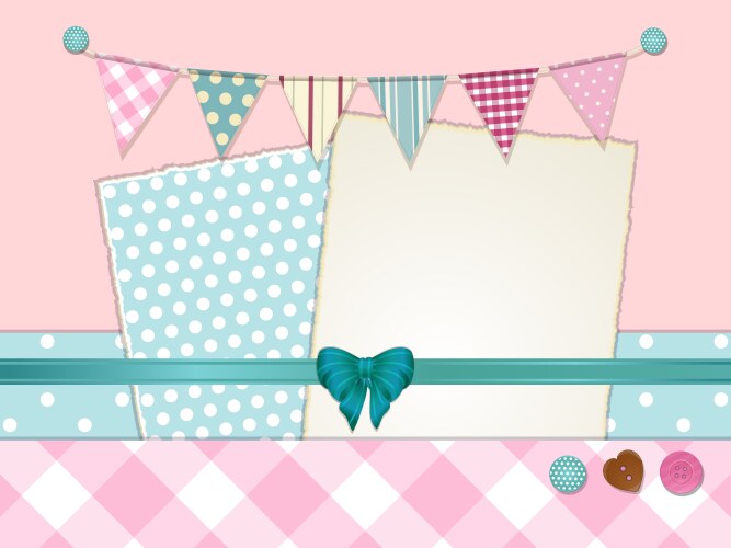 Scrapbook background Royalty Free Vector Image
