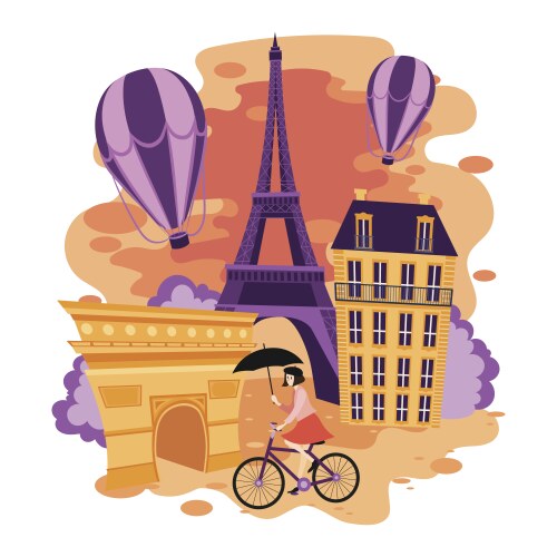 Eiffel Tower Cartoon Vector Images (over 1,400)