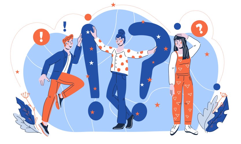 People Asking Vector Images (over 9,200)